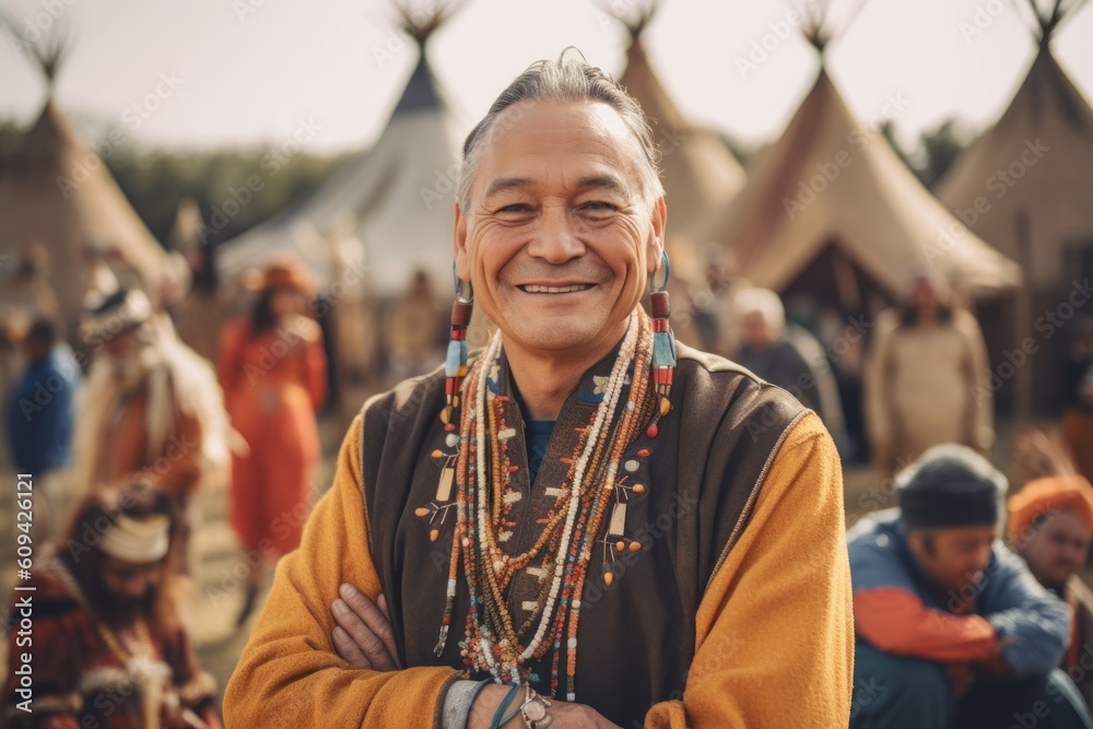 Medium shot portrait photography of a grinning man in his 50s that is ...