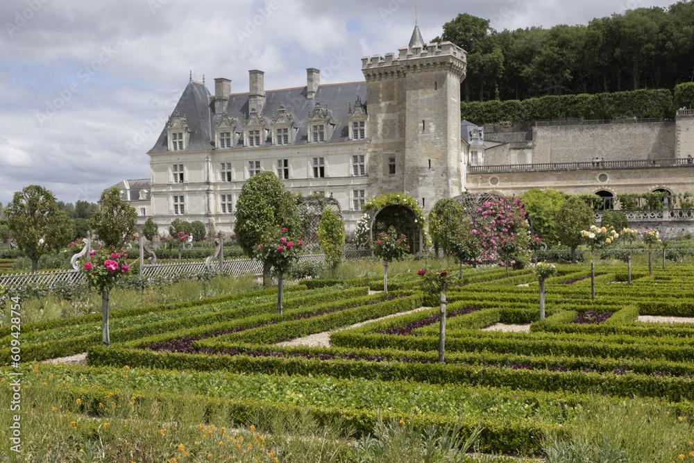Parc du château de Villandry Stock Photo | Adobe Stock