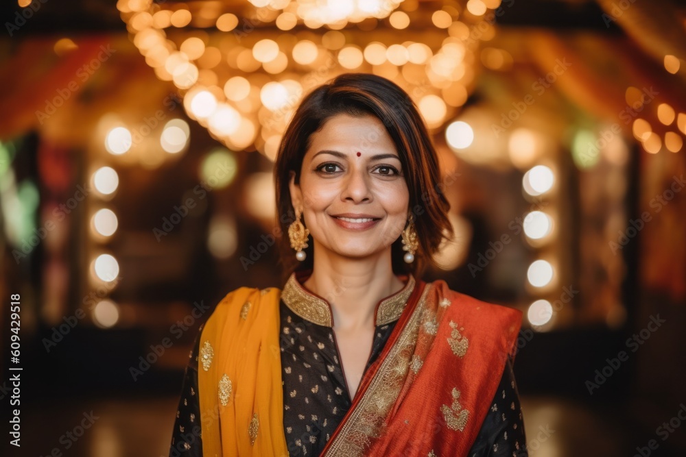 Medium shot portrait photography of a satisfied woman in her 40s that ...