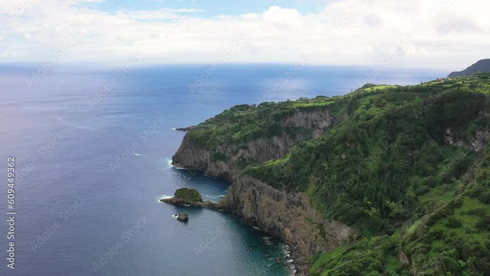 Beautiful island in the ocean. Beautiful archipelagos in the middle of ...