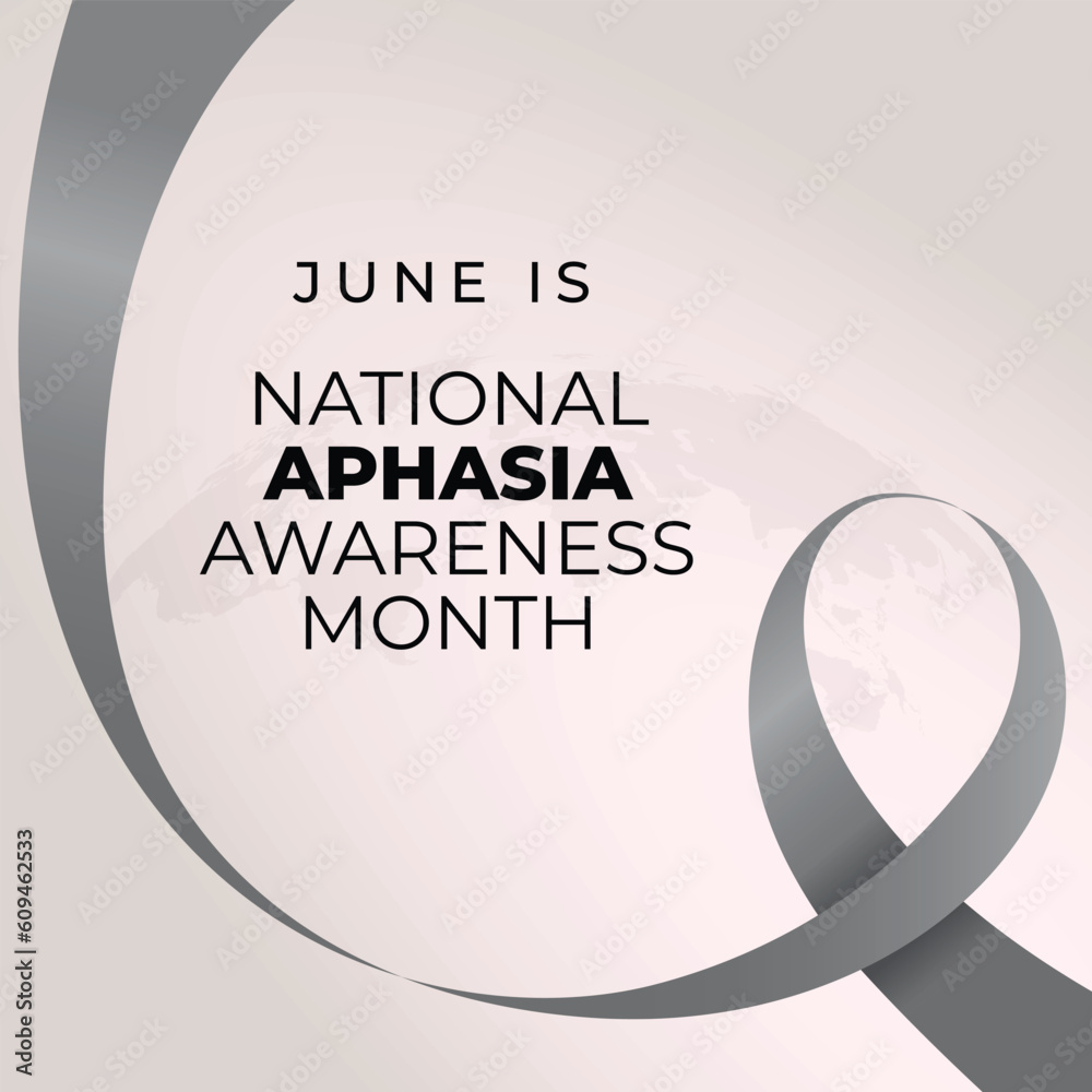 National Aphasia Awareness Month design template for celebration ...