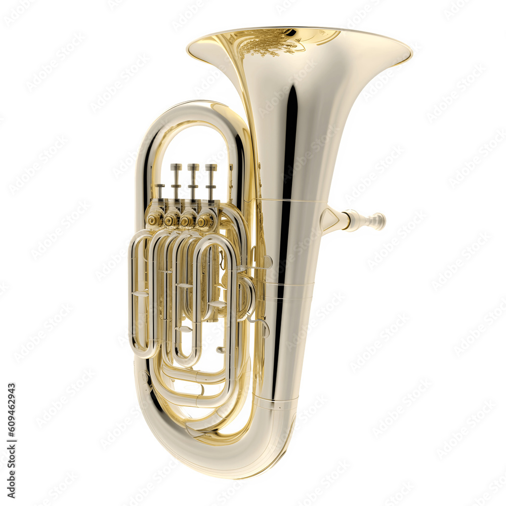 Bombardino Spanish Euphonium Musical instrument, png file. Transparent ...