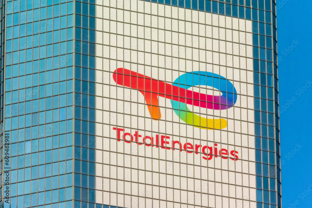 Paris, La Défense, France, French TotalEnergies Corporation Business ...