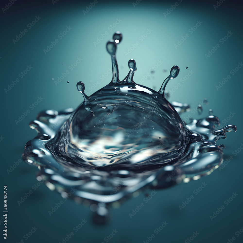 Water droplet, Dynamic Water Droplet Impact, Liquid Explosion, Nature's ...