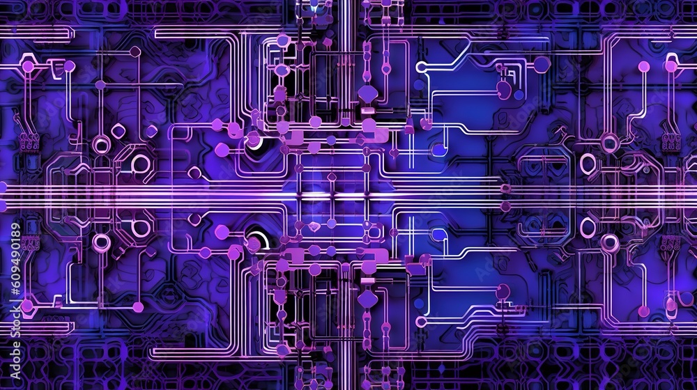 Futuristic data flow, data transfer technology. Cyberpunk, big data and ...