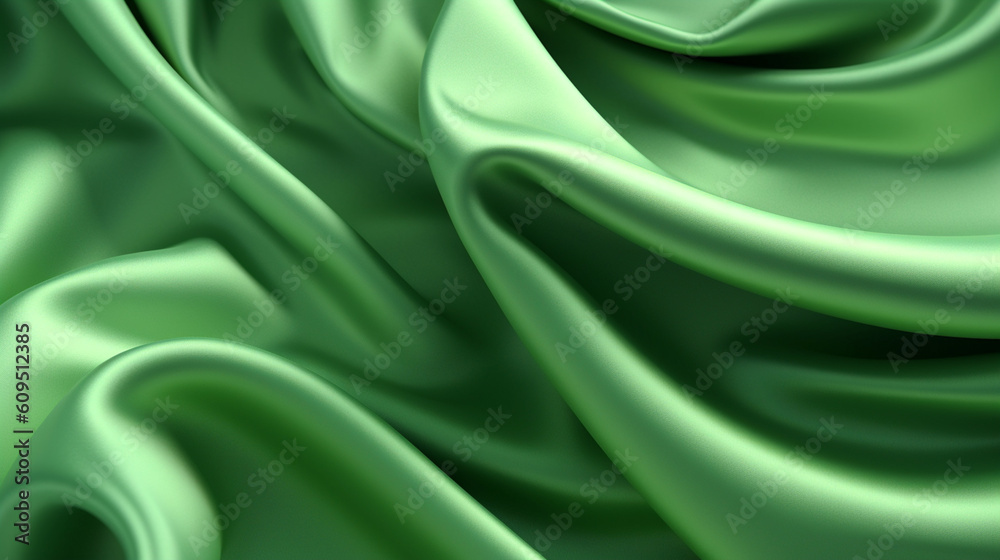 Green latex fabric. Highly defined latex texture. AI generated imagen ...