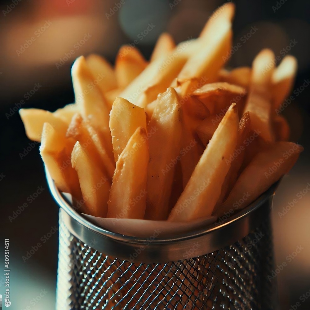 Homemade Tasty Appetizing Delicious Crispy Golden Freedom Potato French ...