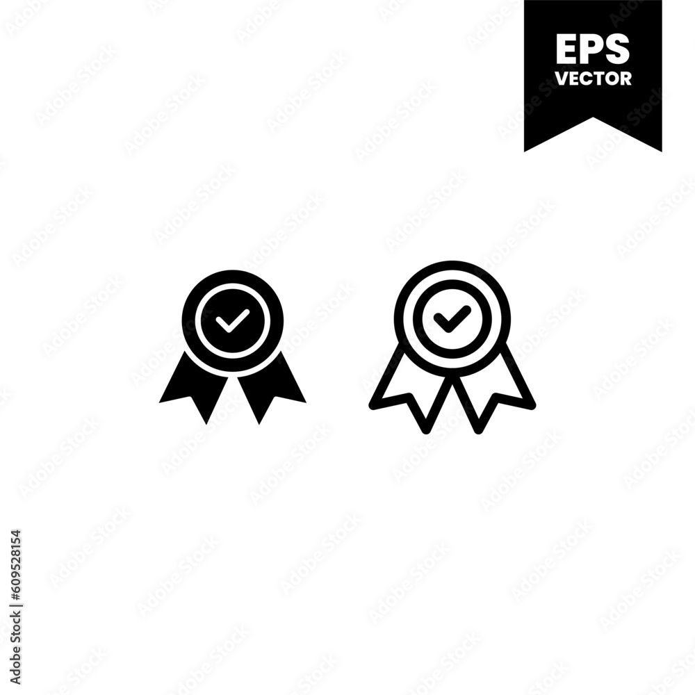 Vector certificate icon. Achievement, award, grant, diploma concept ...