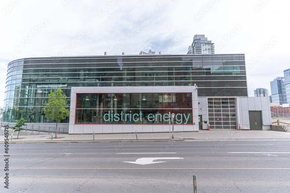28 May 2023 - Calgary Alberta Canada - District Energy building in ...