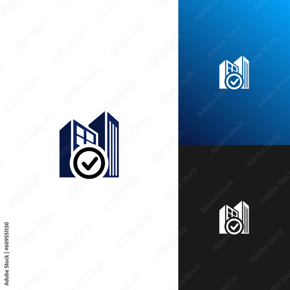 Logo fo Building Regulations Database. illustration of building and ...