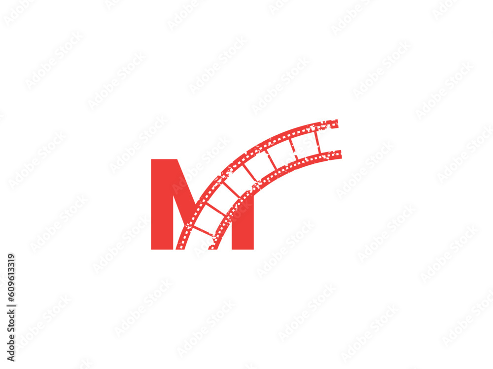 m media logo, Premium Vector | Letter m media logo vector, Letter M ...