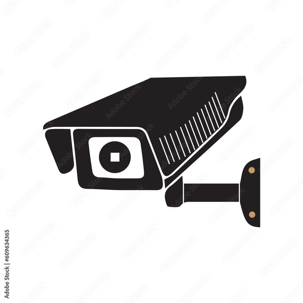 cc for isolated icons on cc tv in digital technology for safety Vector ...