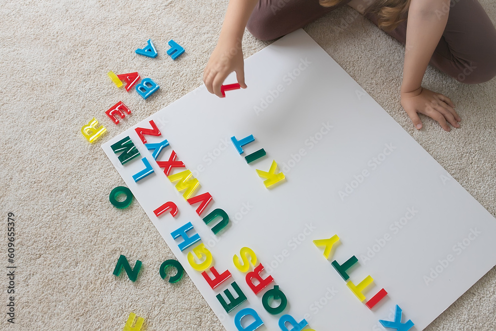 Kids learn to read. Colorful abc for kindergarten and preschool ...