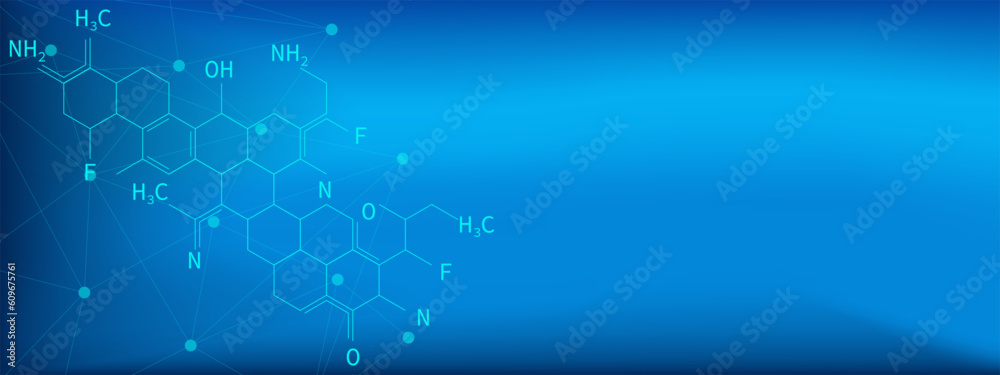Chemical formulas for science background design concept. Stock Vector ...