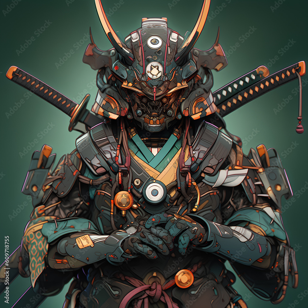Future Samurai Concept Art