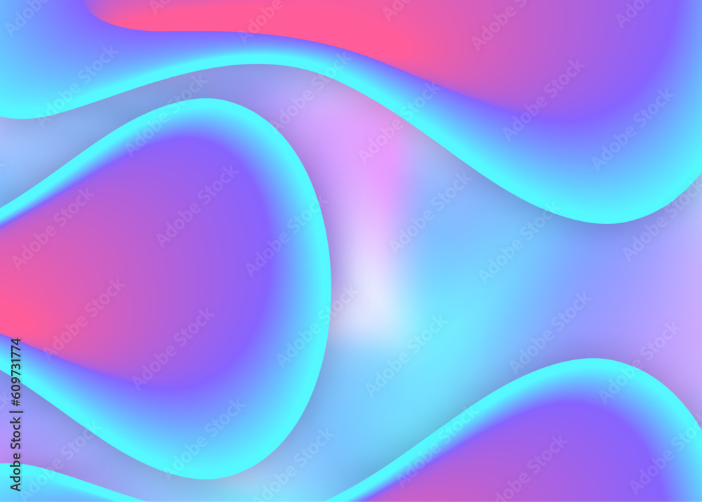 Liquid fluid background with dynamic elements and shapes. Stock Vector ...