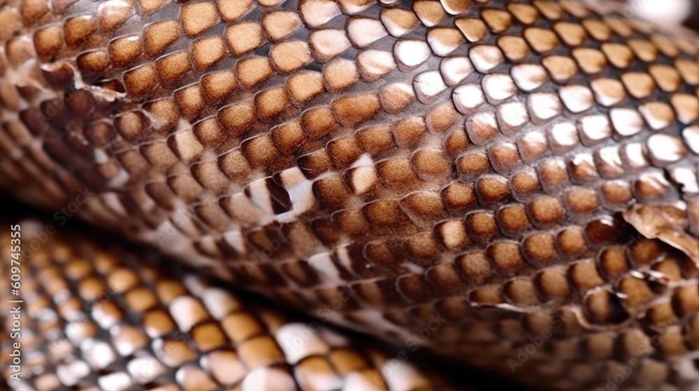 Nature's Design: Detailed Texture of Snake Skin. Generative AI Stock ...