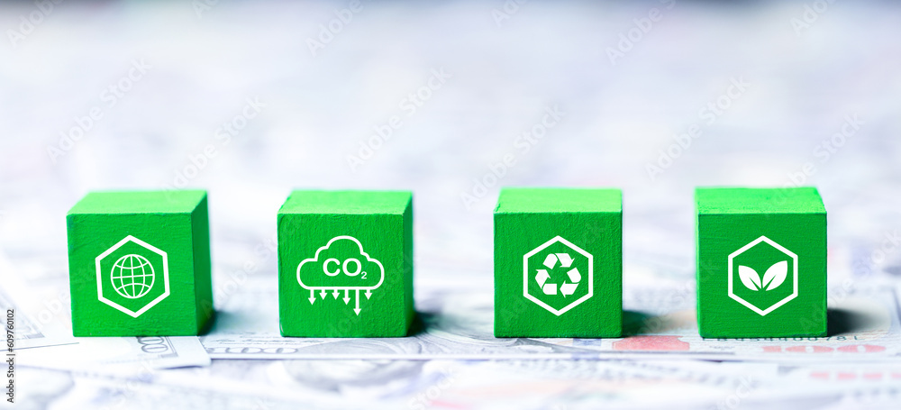 Reduce CO2 emissions to limit climate change and global warming. Low ...