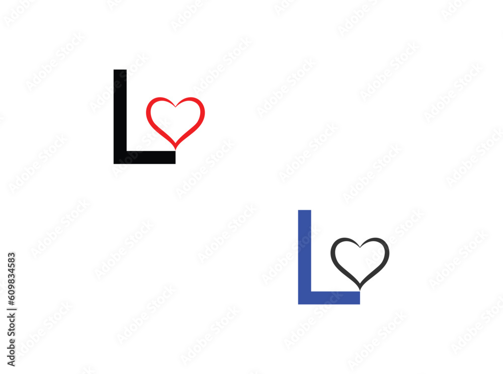 Vecteur Stock Love logo Black and White Stock Photos and Images ...