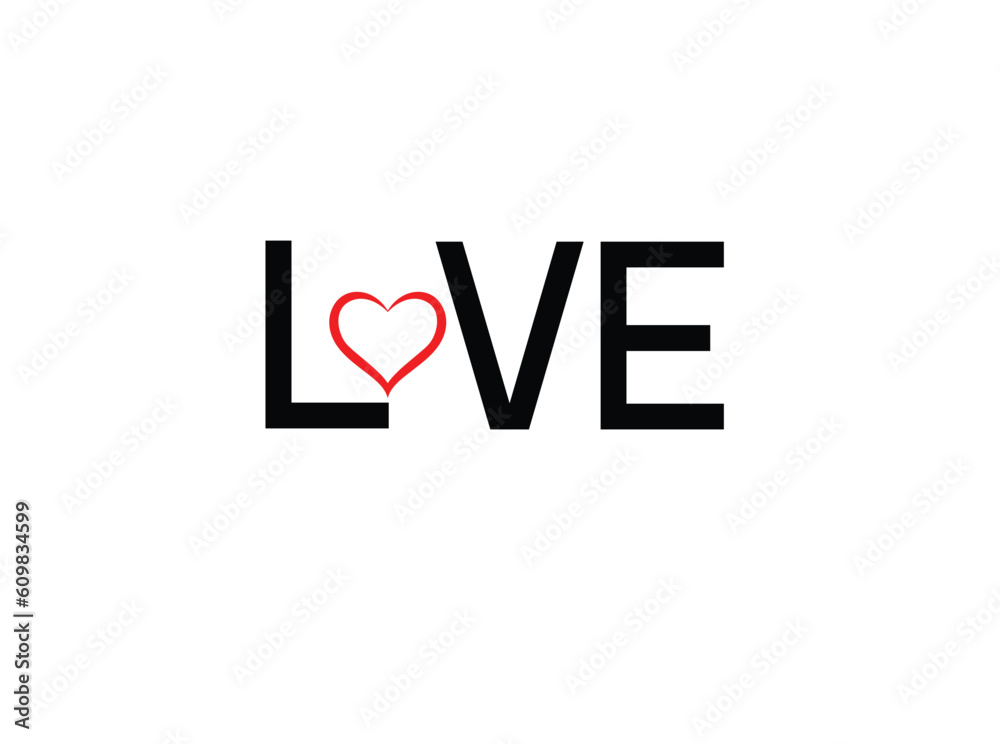 Love logo Black and White Stock Photos and Images, Premium Vector ...