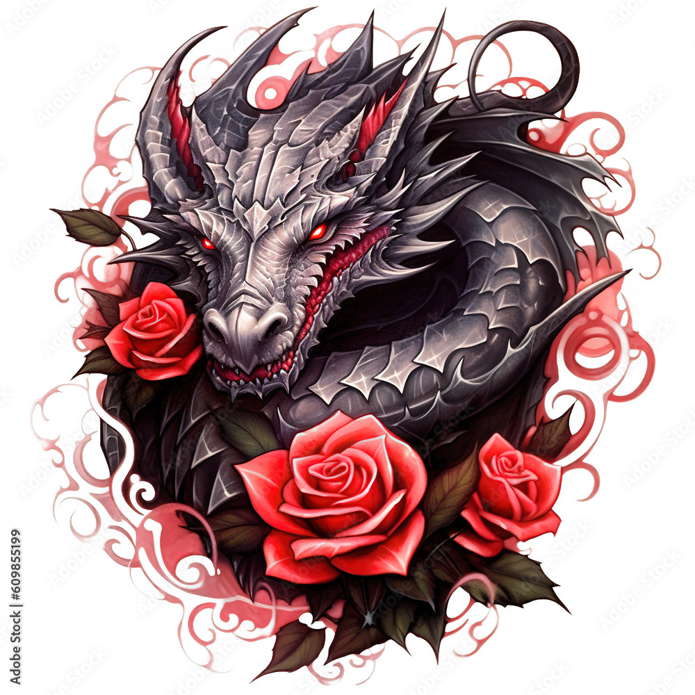 Dragons And Roses