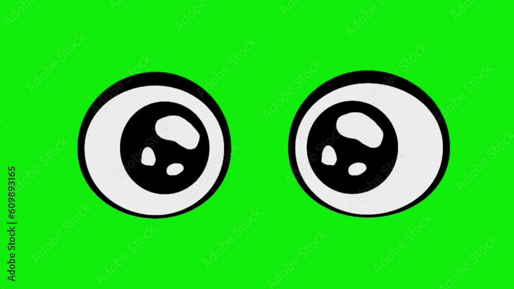 green screen animation,cartoon eyes green screen,cartoon eyes green ...