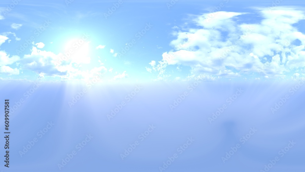 Beautiful 360° HDR sky maps in 4K resolution for 3d & cinema 4d Stock Illustration | Adobe Stock