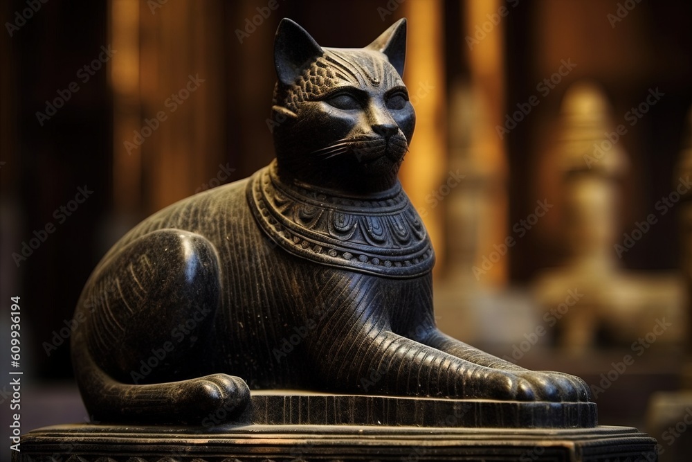 Cat in ancient Mesopotamia revered as a sacred guardian of knowledge ...
