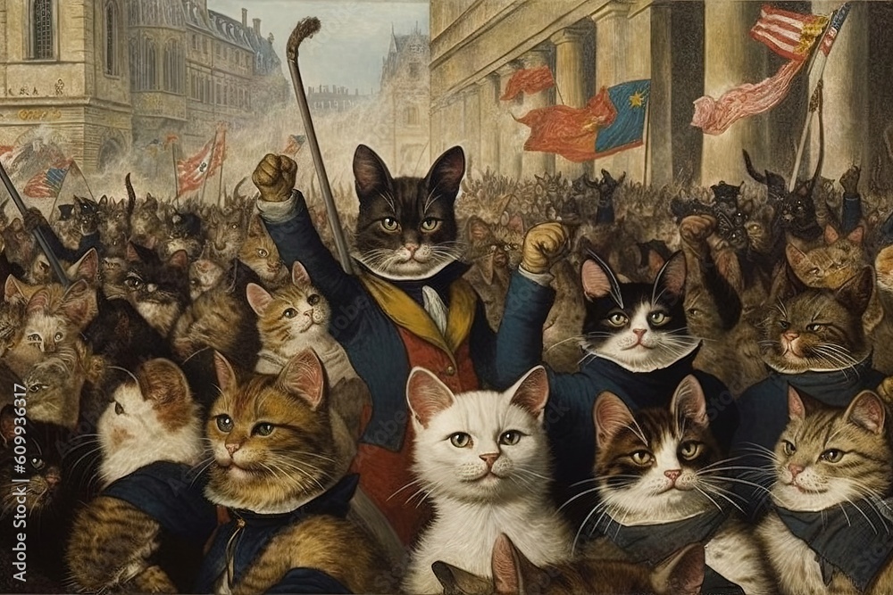 In a feline - led revolution, cats of the French Revolution claw their ...