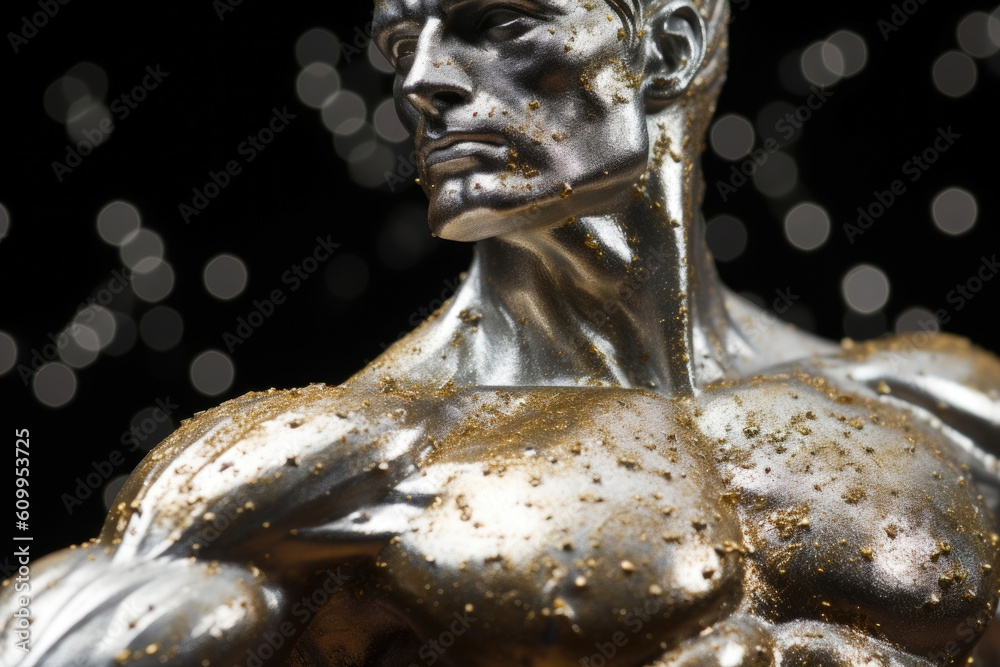 Complexion like new born stars glistening with dreams of eternity. AI ...