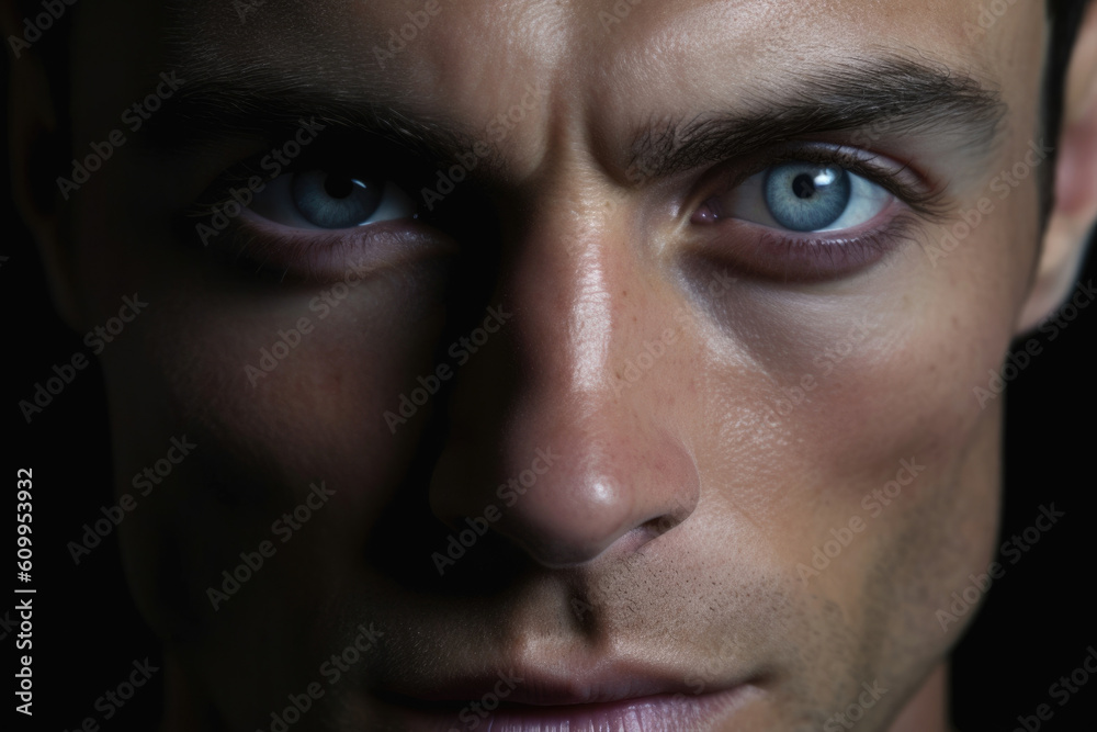 Expressive eyelid - like a movie screen depicting emotions in the blink ...