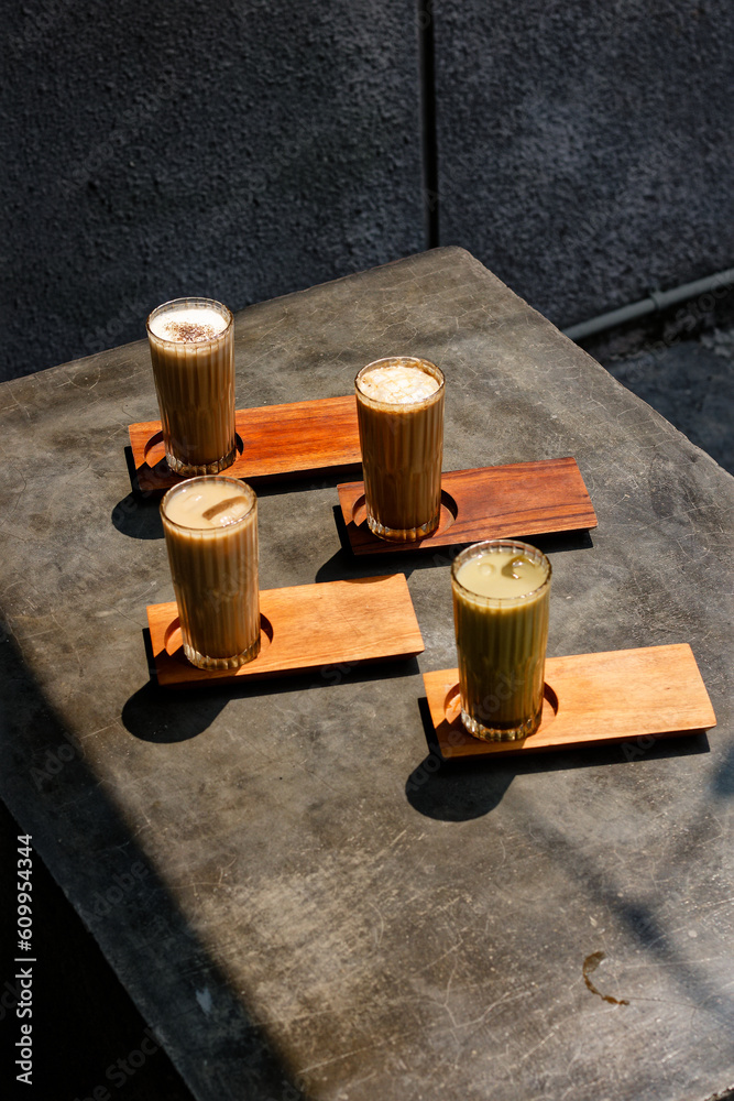 Coffee Collage: A Stunning Compilation of Multiple Cups, Portraying the ...