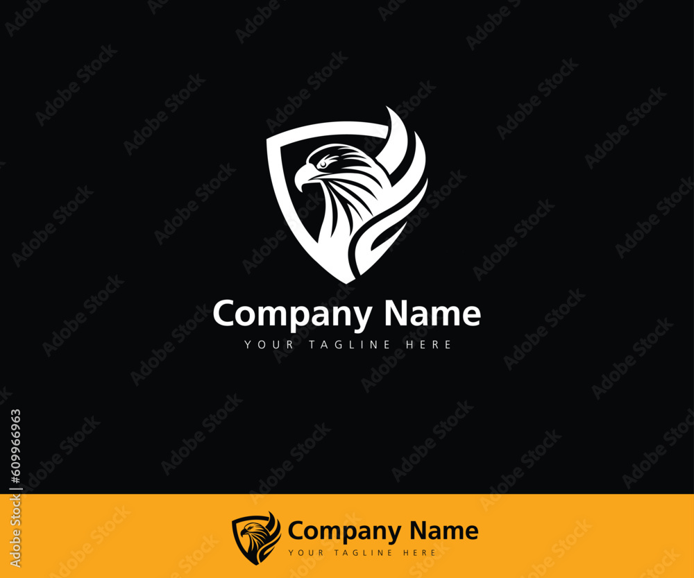 Surveillance and security camera company logo. The logo of a security ...