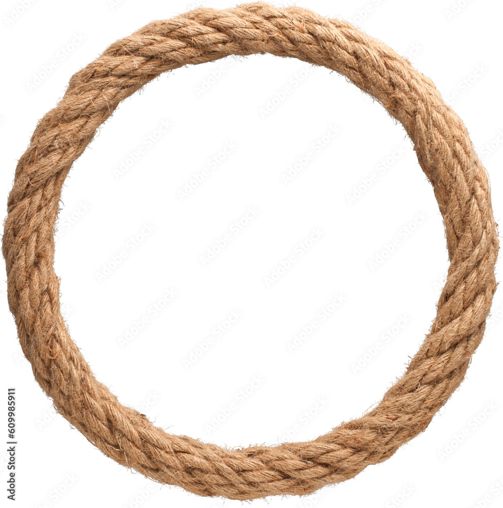 Photo & Art Print Rope in circle shape - Ready to use PNG Cutout ...