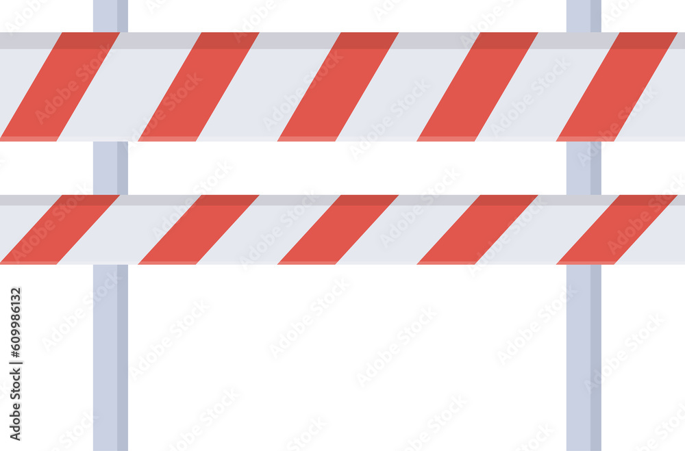 Protective fences for roadsigns and highways. Realistic street ...