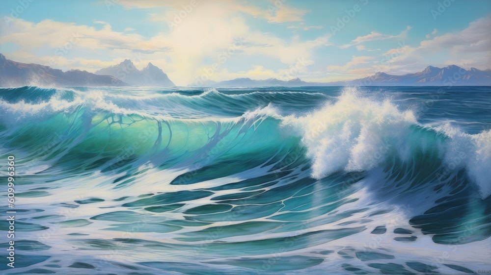 Serenity and meditation: Pictures capture calm, rolling waves, inviting ...