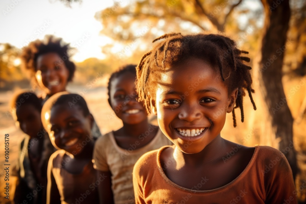 Group portrait photography of a grinning child female that is with the ...