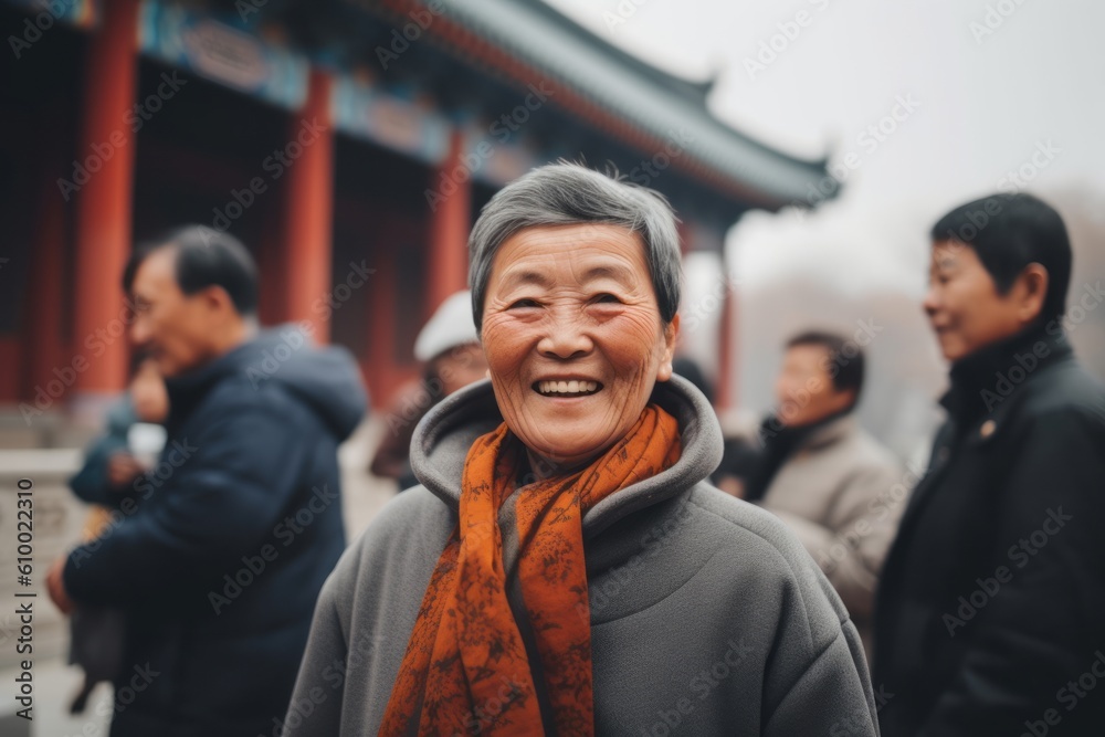 Lifestyle portrait photography of a pleased woman in her 40s that is ...