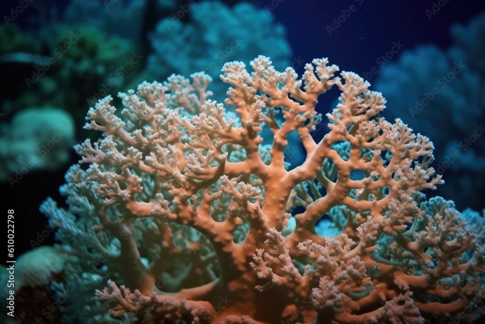 Coral texture underwater background reef abstract sea. AI Stock Photo ...