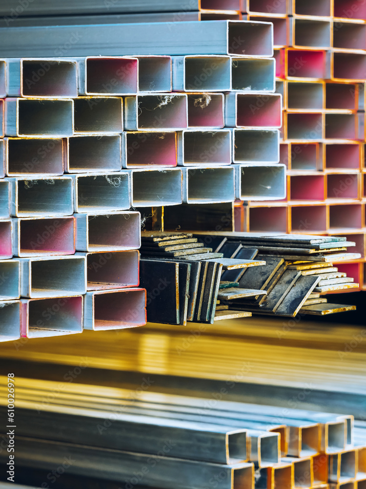 Various shape of many different steel bars and tubes for sale on ...