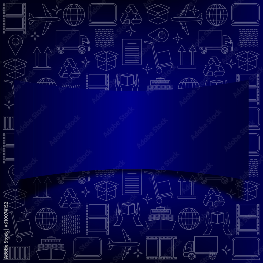 Logistic business wallpaper. Delivery and distribution pattern. Global ...