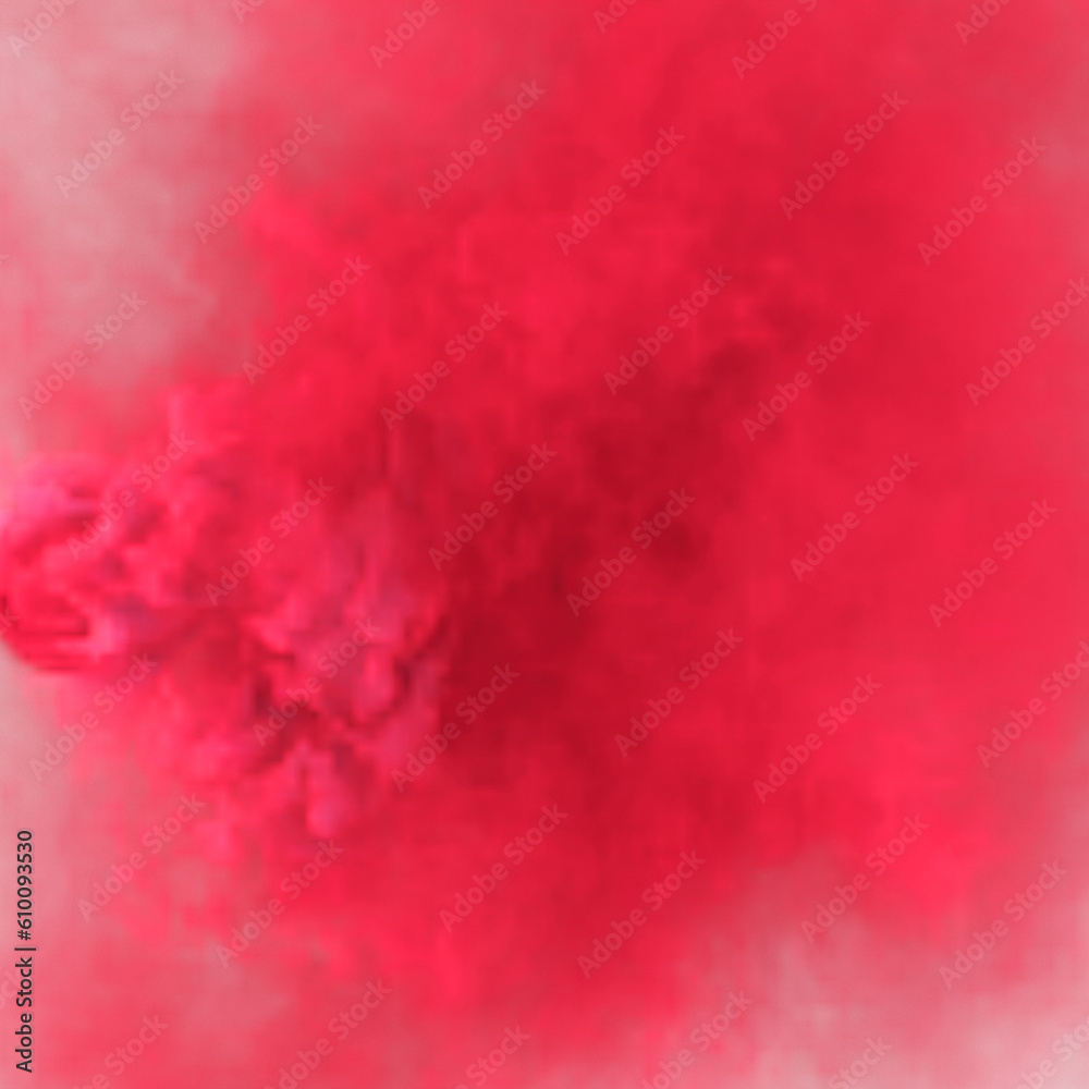 Red smoke mystery texture on a black background. 3D render abstract art ...