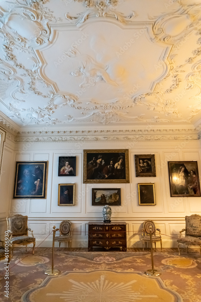 Dublin, Ireland: Dublin Castle Apollo Room in Viceregal State ...