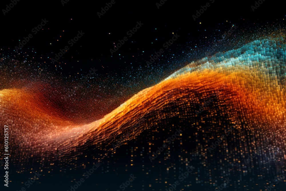 Abstract Big data visualization, Digital Analytics background. Backdrop ...