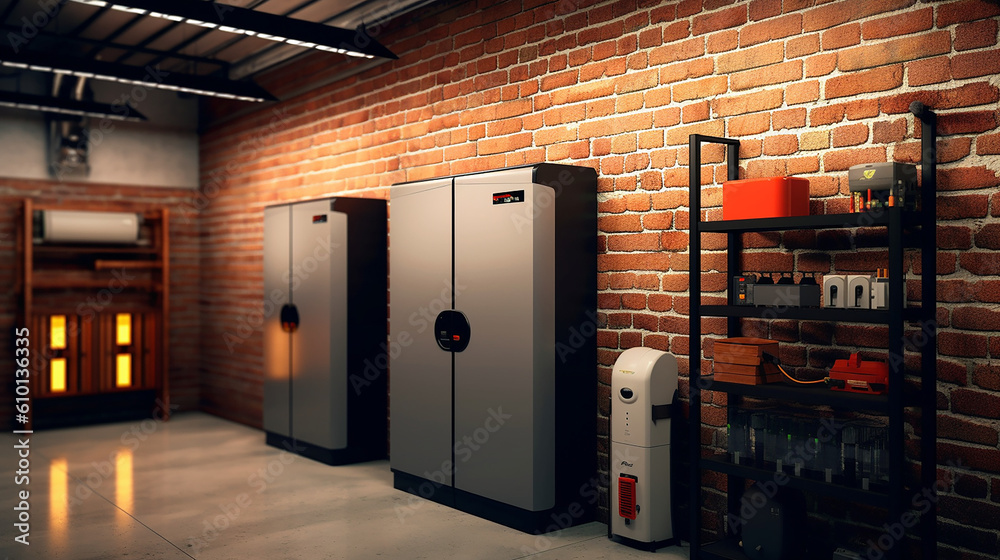 battery packs alternative electric energy storage system at home garage ...