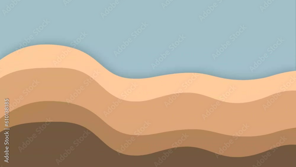 Human skin tone abstract background. Wave effect animation on gradient ...