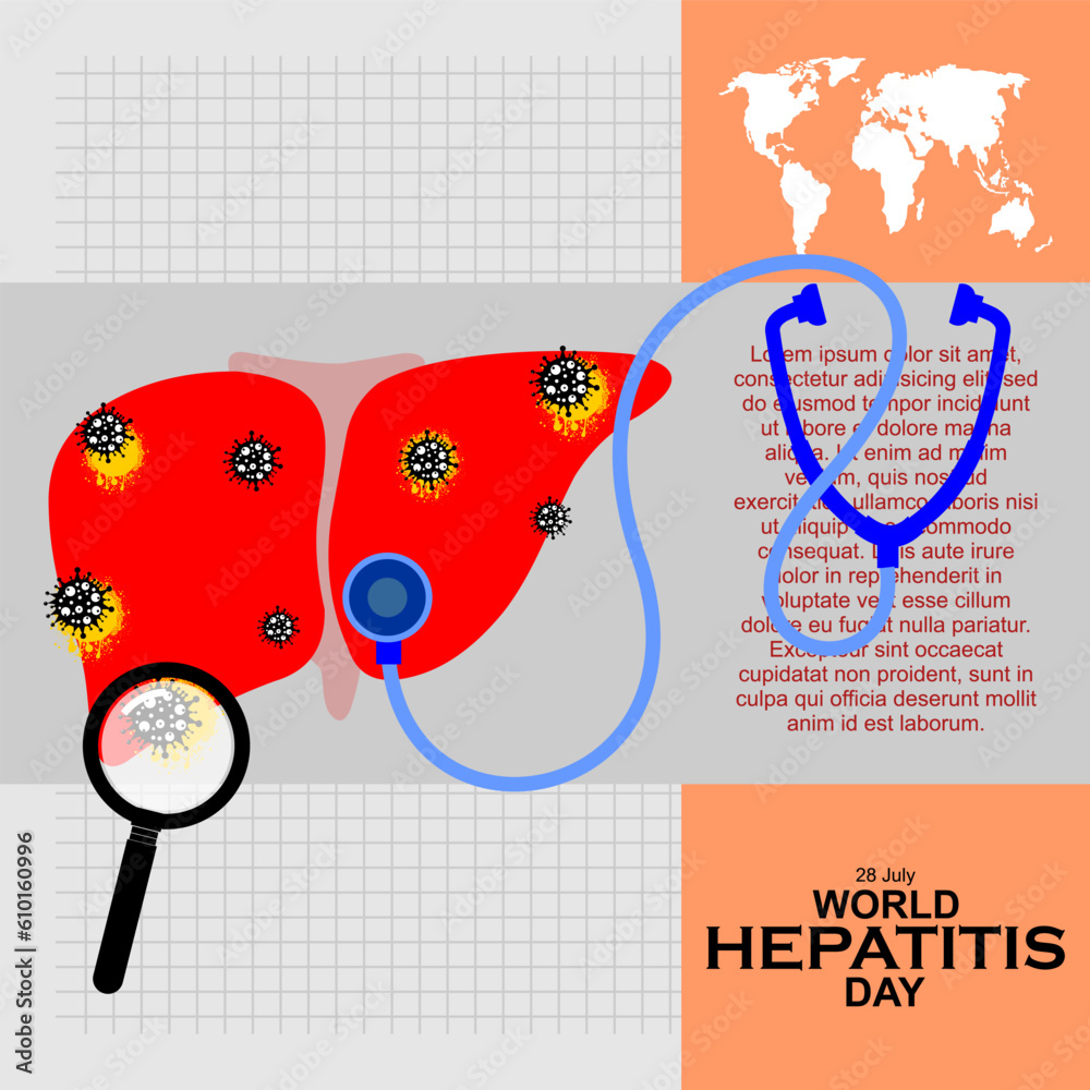 World Hepatitis Day, Poster and Banner, 28 July Stock Vector | Adobe Stock