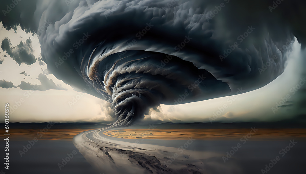 terrorwave, cloudpunk, unearthly, midwest gothic, tornado on the ground ...