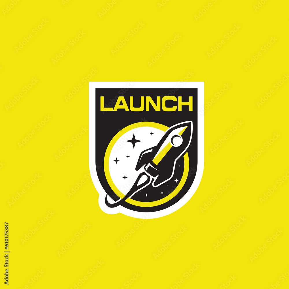 Rocket logo, space logo, take off logo, rocket launch logo design ...