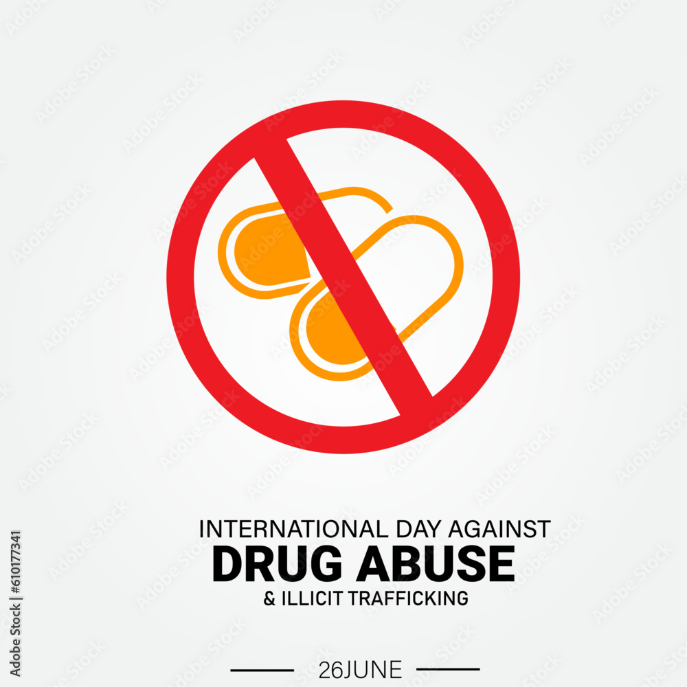 INTERNATIONAL DAY AGAINST DRUG AND ILLICIT TRAFFICKING Stock Vector ...